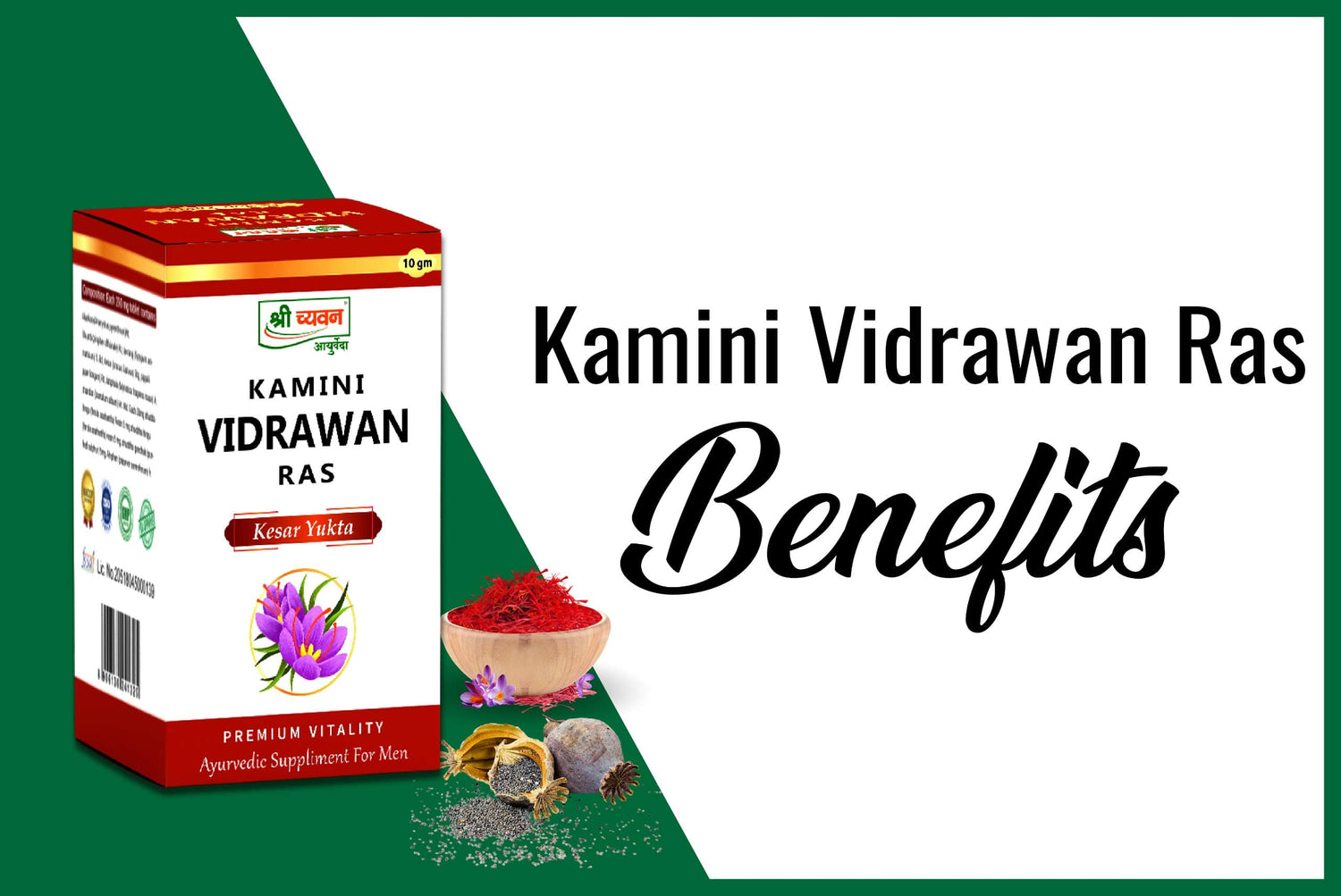 Kamini Vidrawan Ras Tablet Benefits | Men's Health & Sexual Wellbeing