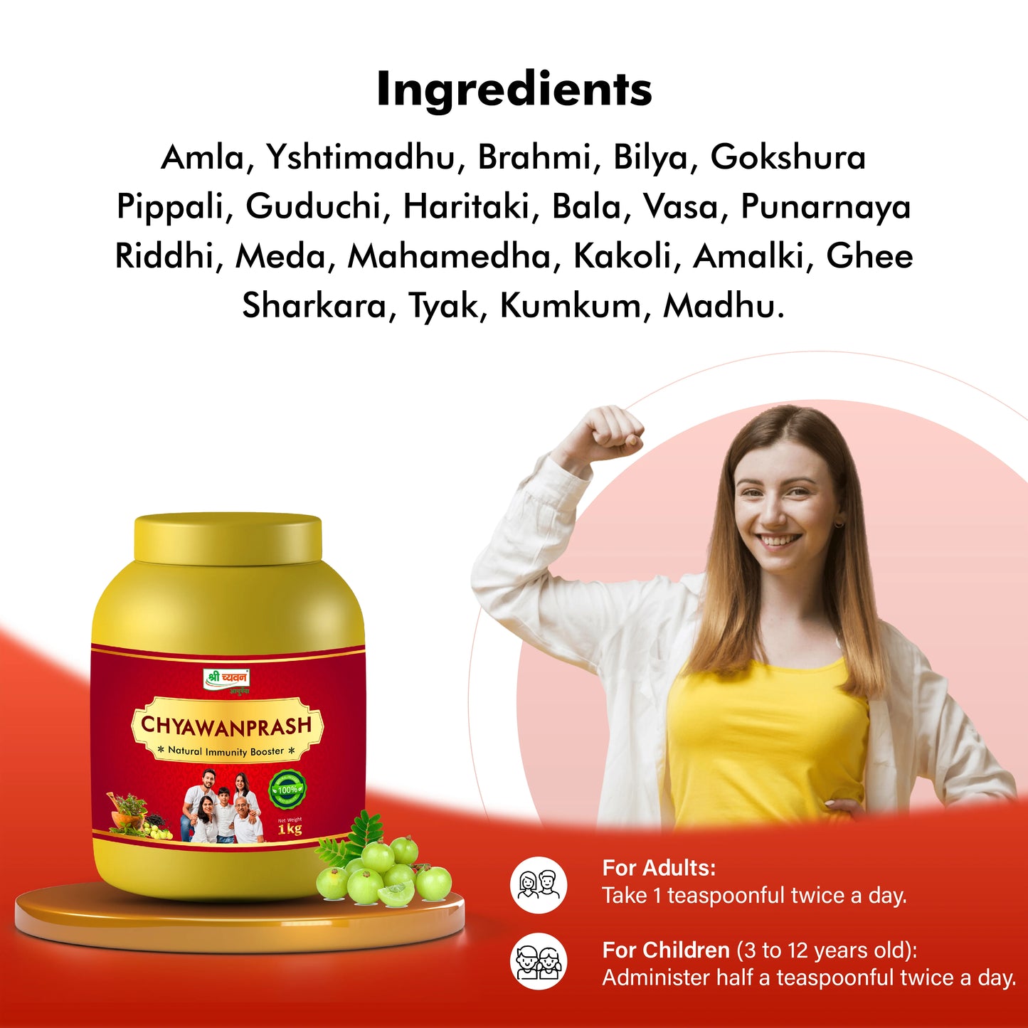 Organic Chyawanprash with Health Benefits for Male & Female